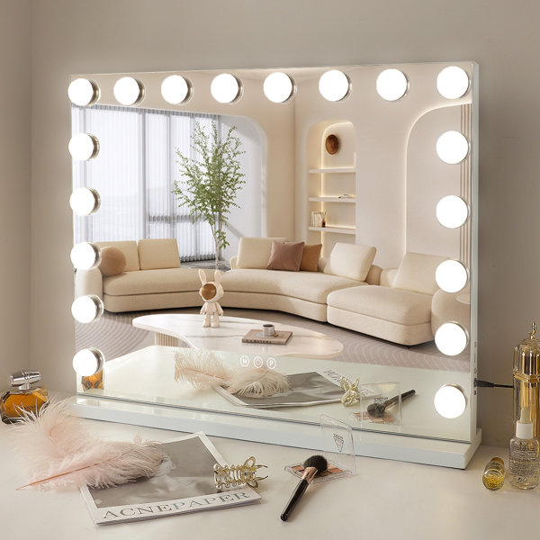Blue Elephant Rectangle LED Metal Mirror & Reviews | Wayfair.co.uk