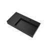 CastelloUSA Juniper 36" Solid Surface Wall Mount Modern Minimalist ...