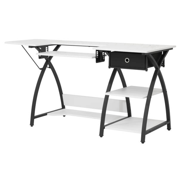 Sew Ready 41'' x 23'' Sewing Table with Sewing Machine Platform ...