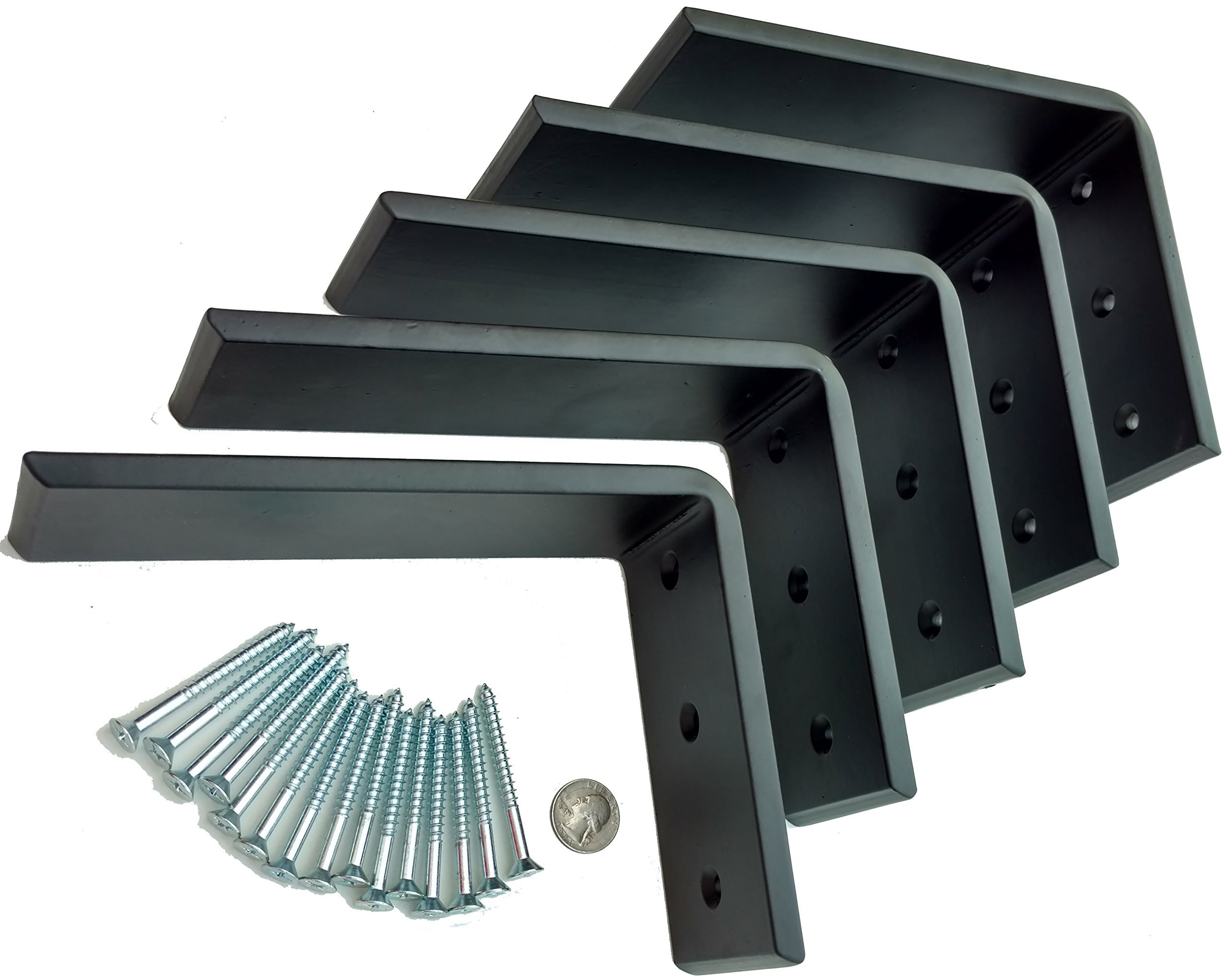 Hokku Designs Heavy Duty 5-Pack Countertop Support Brackets – 3/8 ...