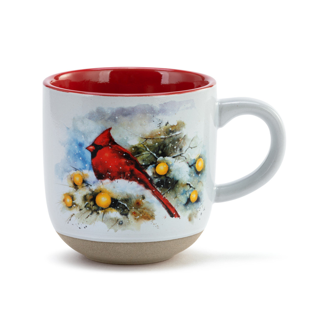 DEMDACO Snow Frosted Cardinal Mug And Card Set | Wayfair