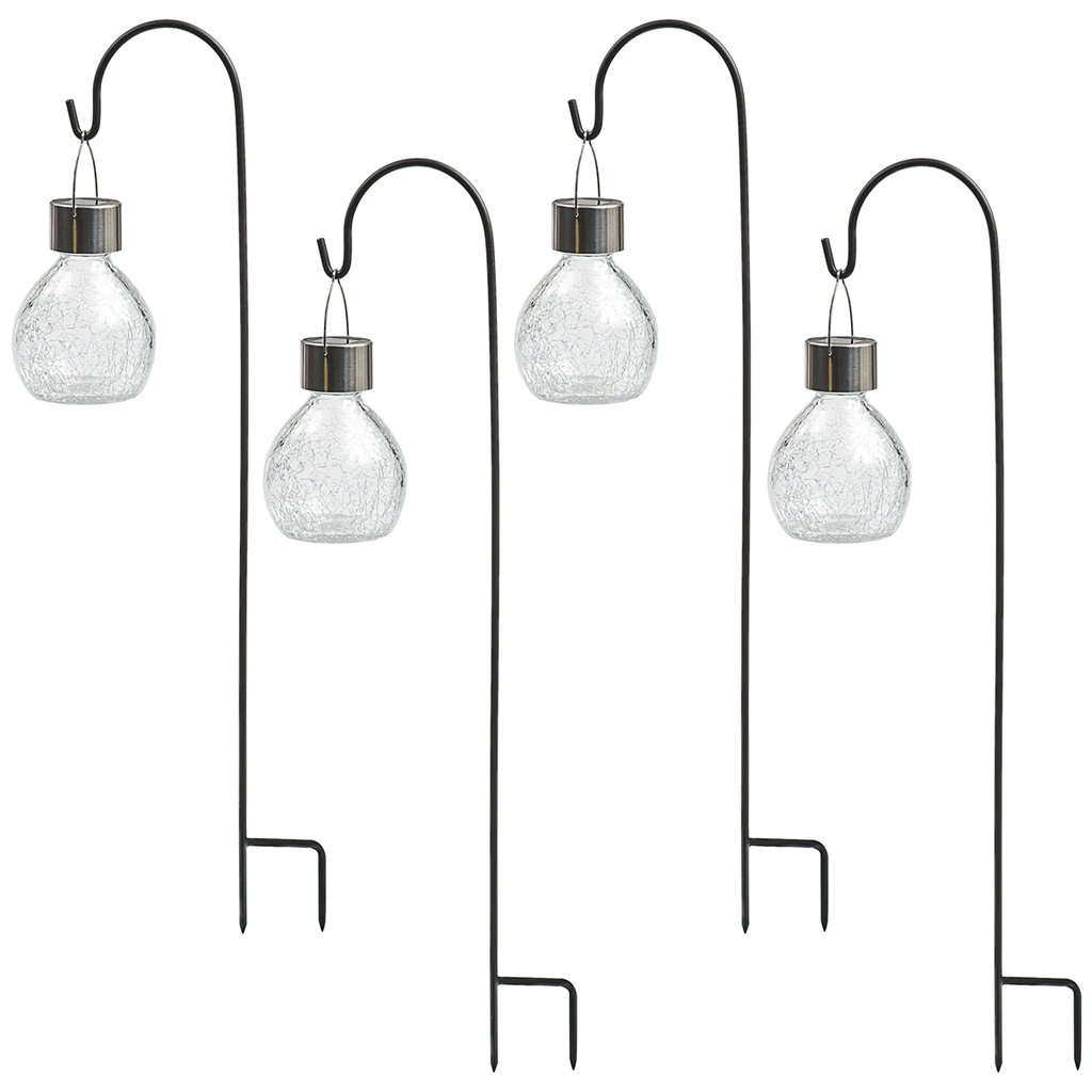 Sterno Home LED Solar Lights on Shepherd Hooks & Reviews | Wayfair