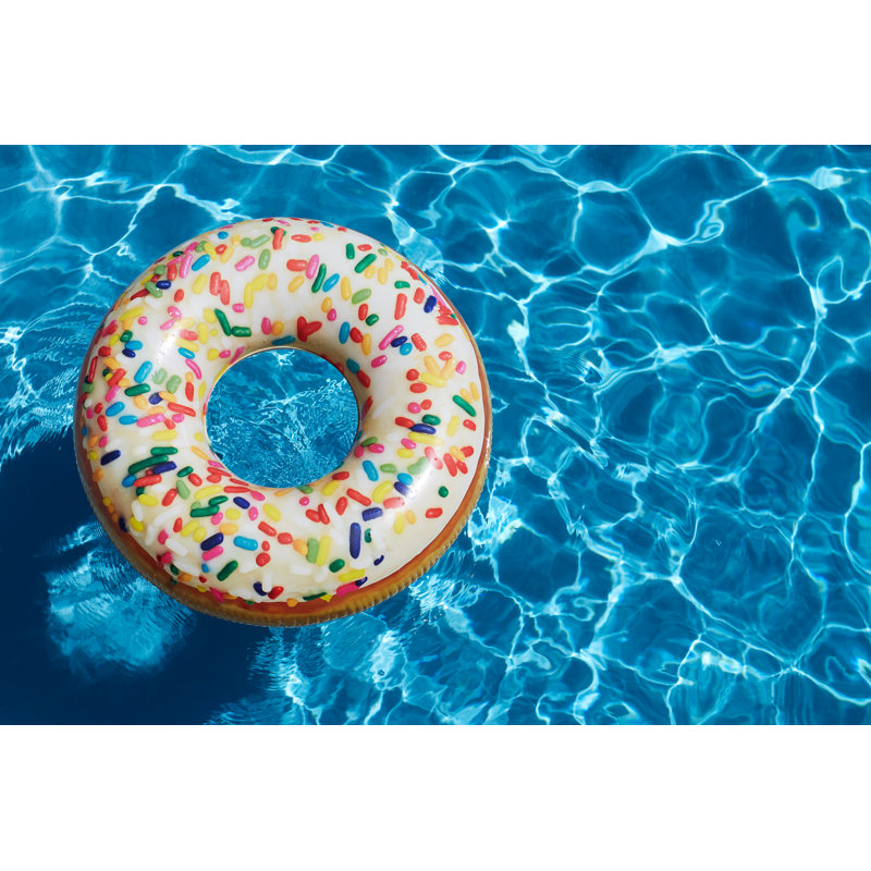 Highland Dunes Inflatable Donut Ring by Kobeza - Wrapped Canvas ...