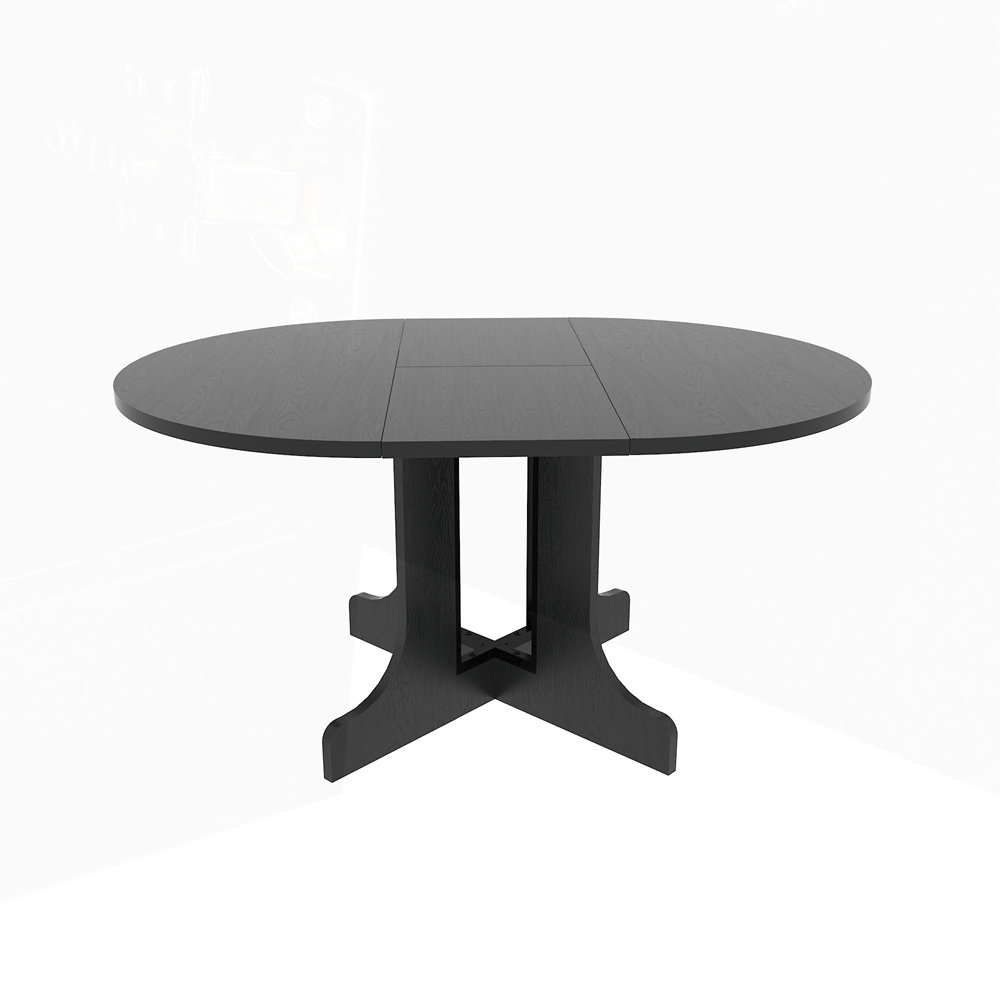 George Oliver Dining Table for Kitchen Expandable Oval Table Top with ...