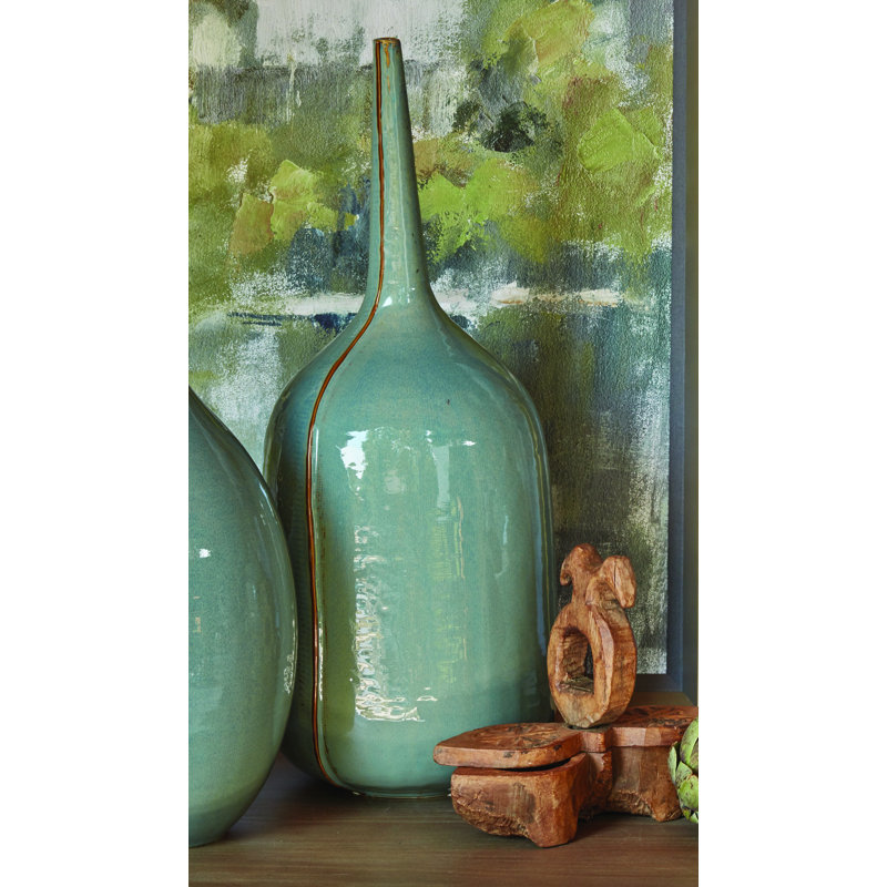 Studio A Home Milo Vase in Blue - Large & Reviews | Wayfair