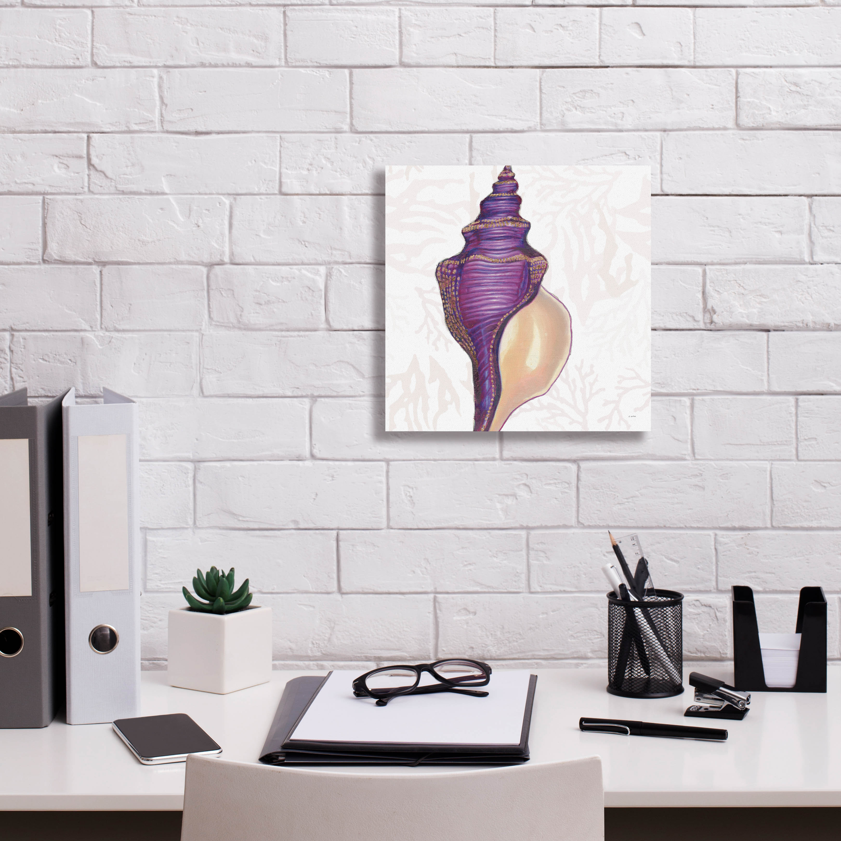 Dovecove 'Shimmering Shells 9' by James Wiens Canvas Wall Art | Wayfair