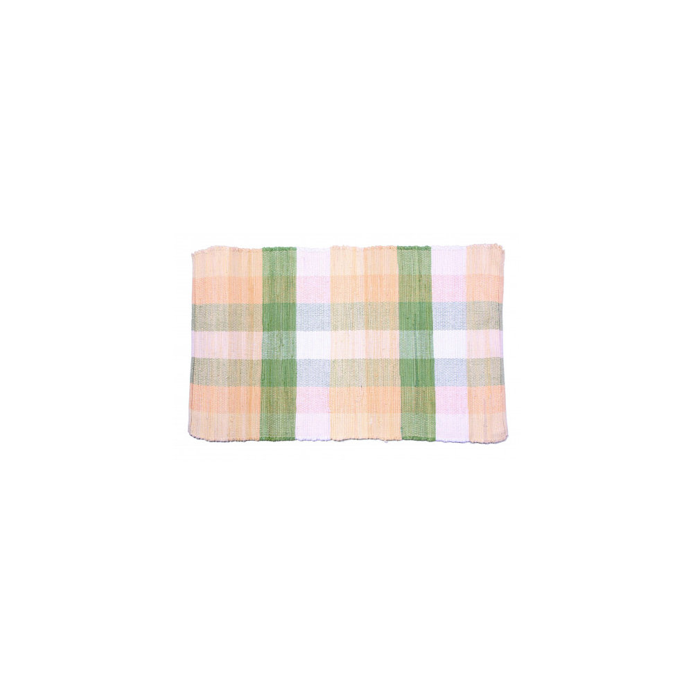 Ophelia & Co. Hillary Plaid Hand Hooked Cotton Beige/Pink Area Rug ...