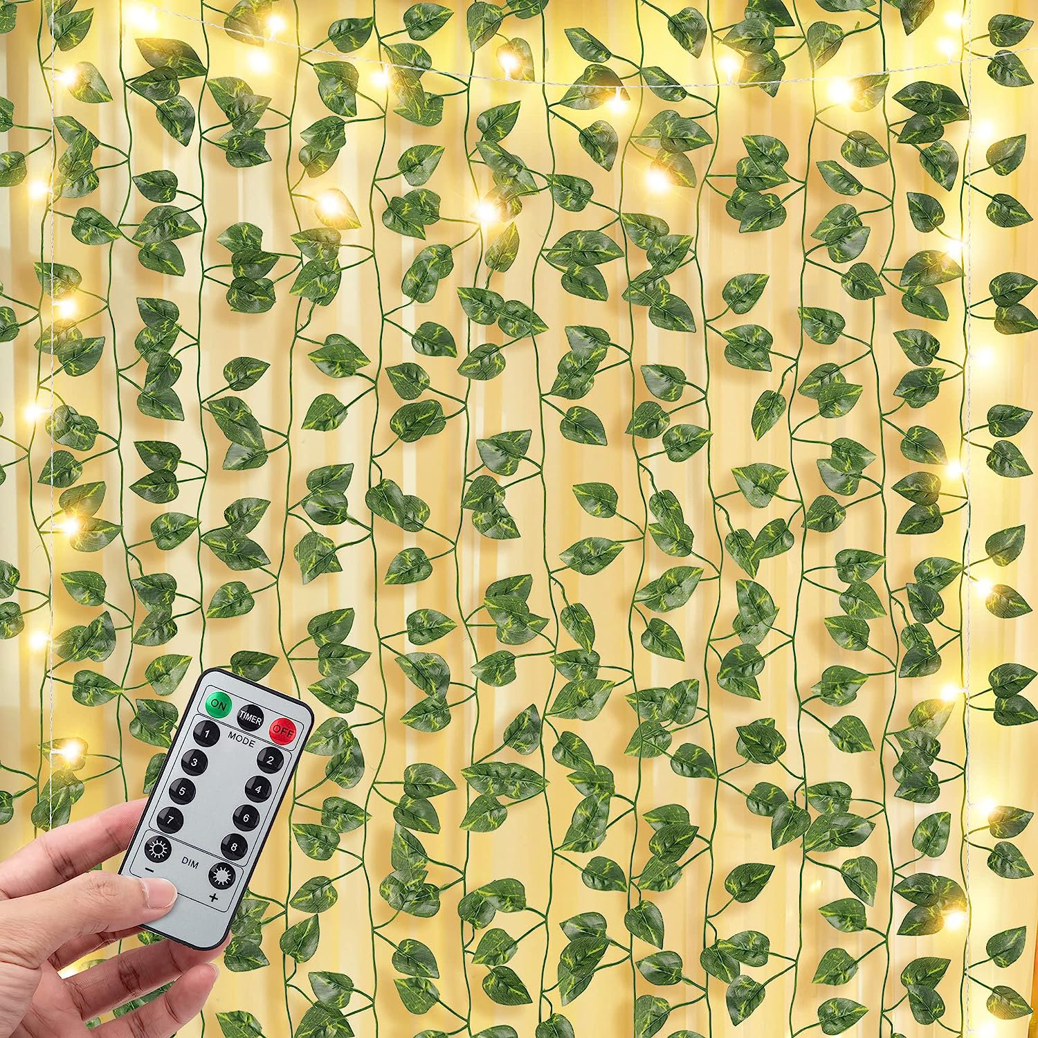 Winston Porter Keylon 12 Pack 80Ft Artificial Ivy Garland Pothos Money ...