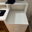 Ebern Designs Ravleen 66'' W L-Shaped Computer Desk with Cube Shelves ...