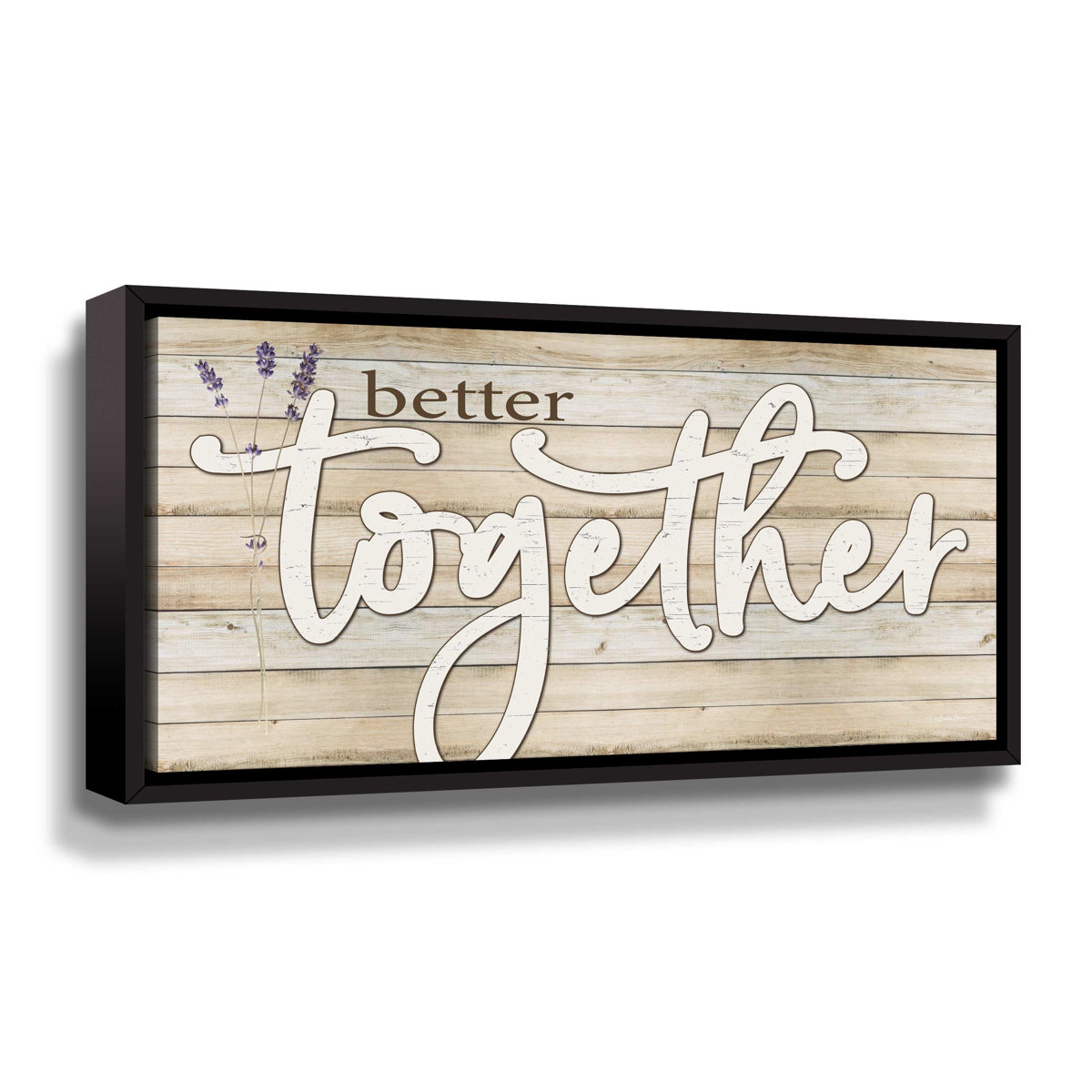 Trinx Better Together - Print on Canvas | Wayfair