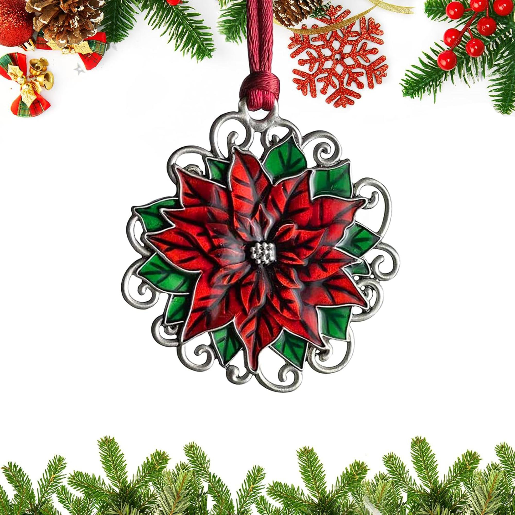 Astoria Grand Christmas Ornaments, 2024 Solid Pewter Christmas Tree ...