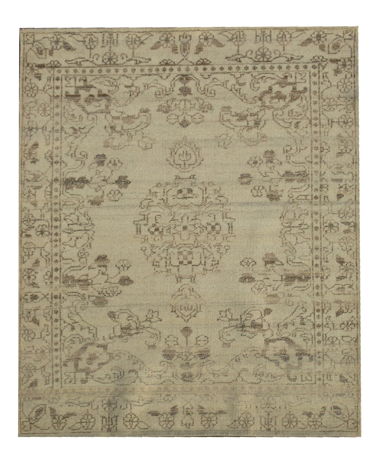 Kalili Rugs 6X8 Antiqued Distressed Zero Pile Oushak | Wayfair