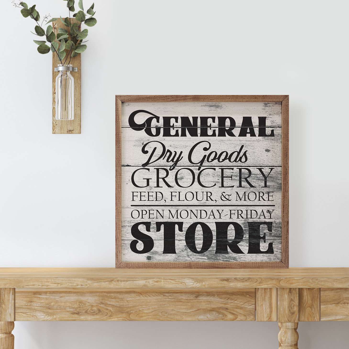 Millwood Pines General Store Ad Whitewash | Wayfair