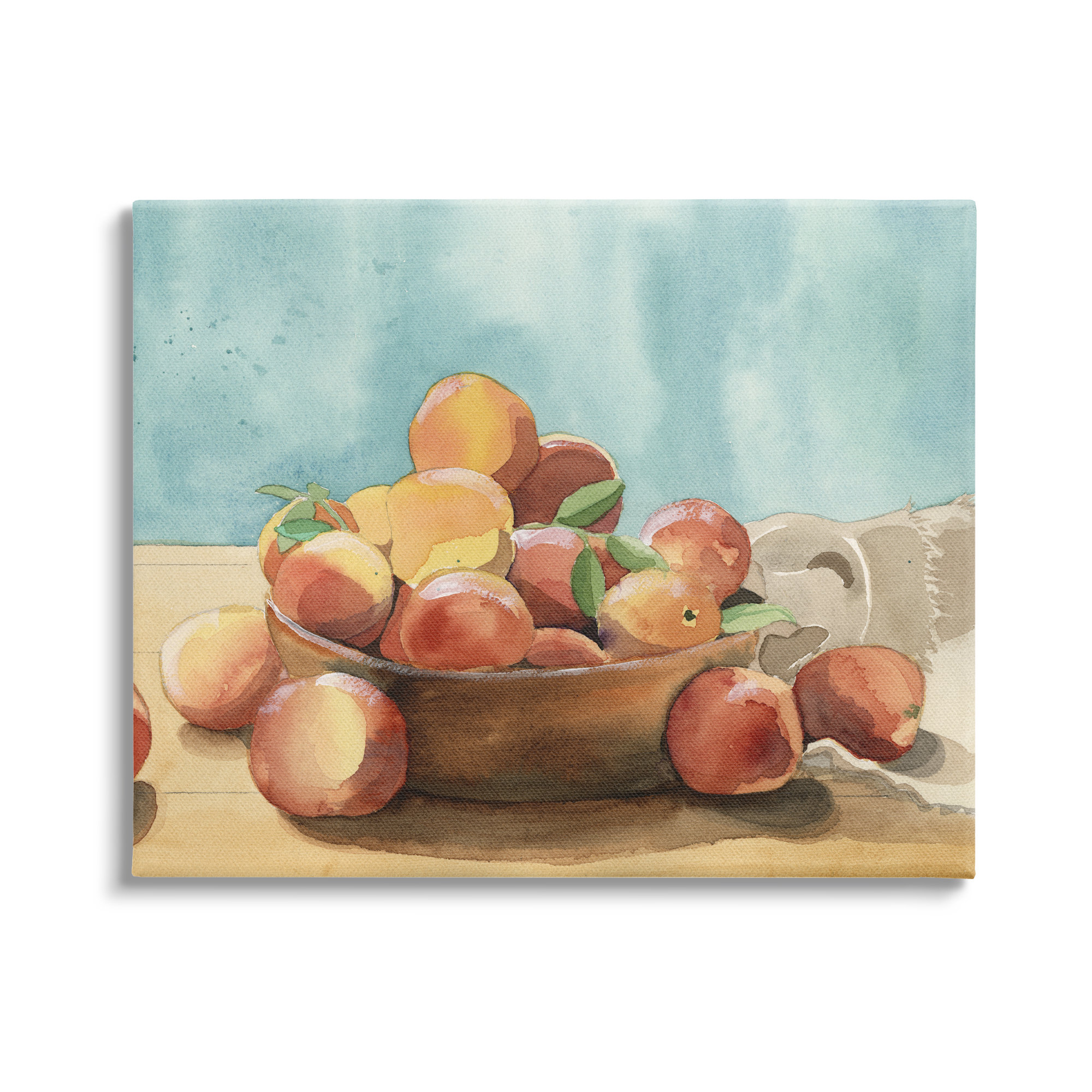 Winston Porter Kitchen Peaches Still Life On Canvas by Alicia Longley ...