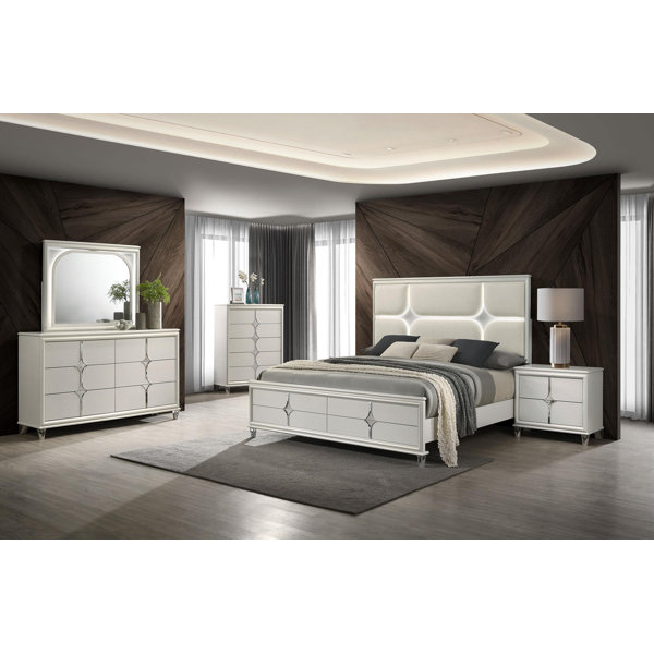 Mirrored Bedroom Sets You'll Love | Wayfair