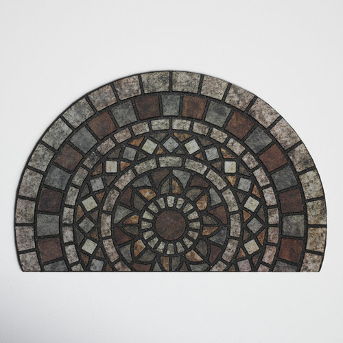 Outdoor Semi-Circle Doormats You'll Love | Wayfair