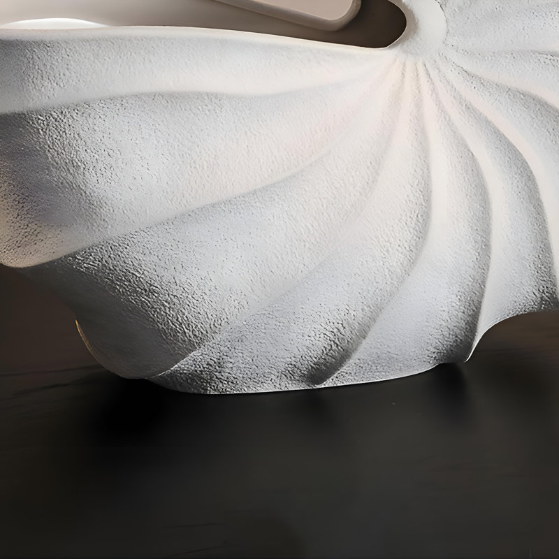 Wildon Home® Matte Texture Conch Vase Modern Home Decoration | Wayfair