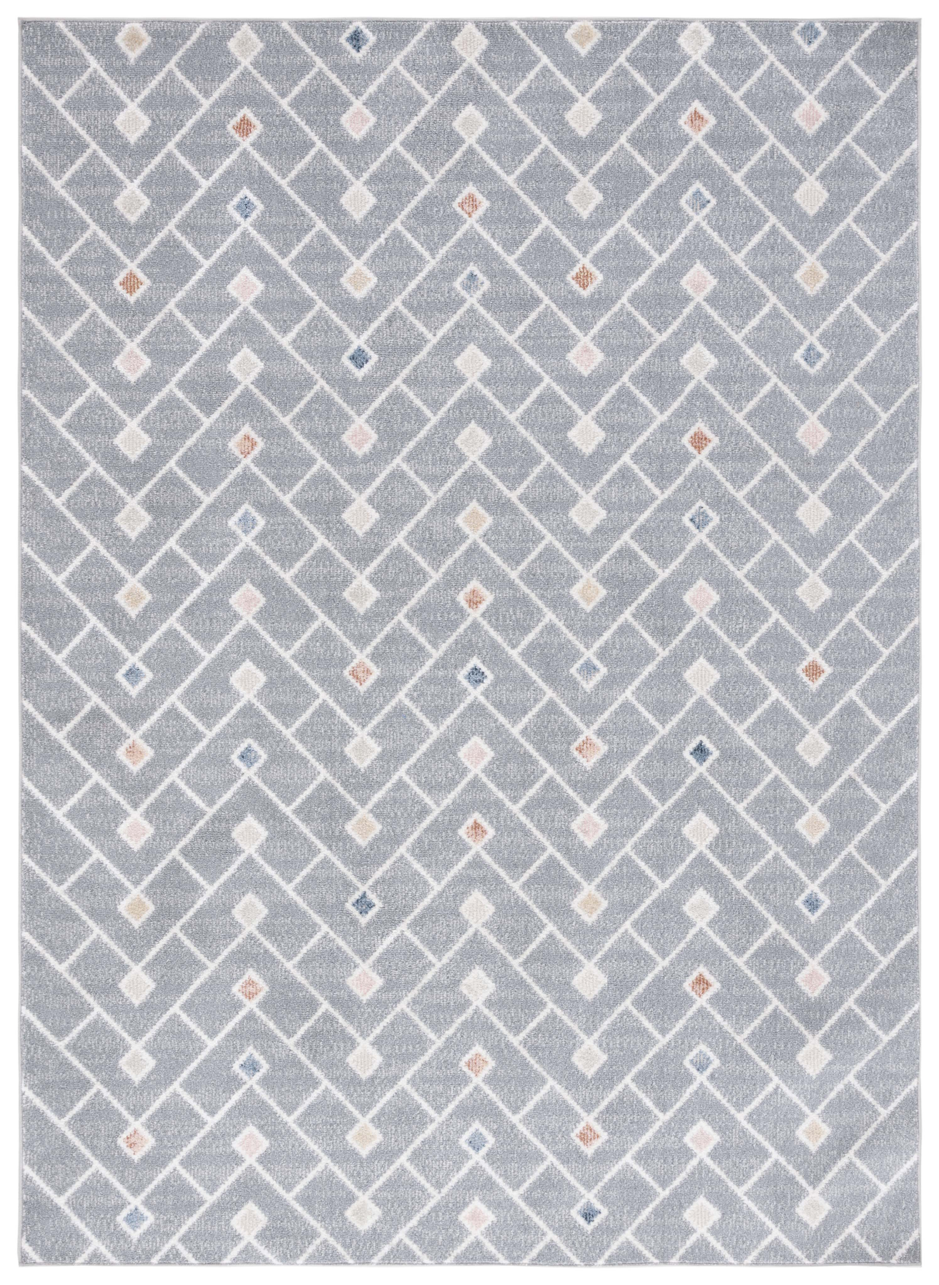Foundry Select Artavious Washable 230 Area Rug In Grey / Multi ...