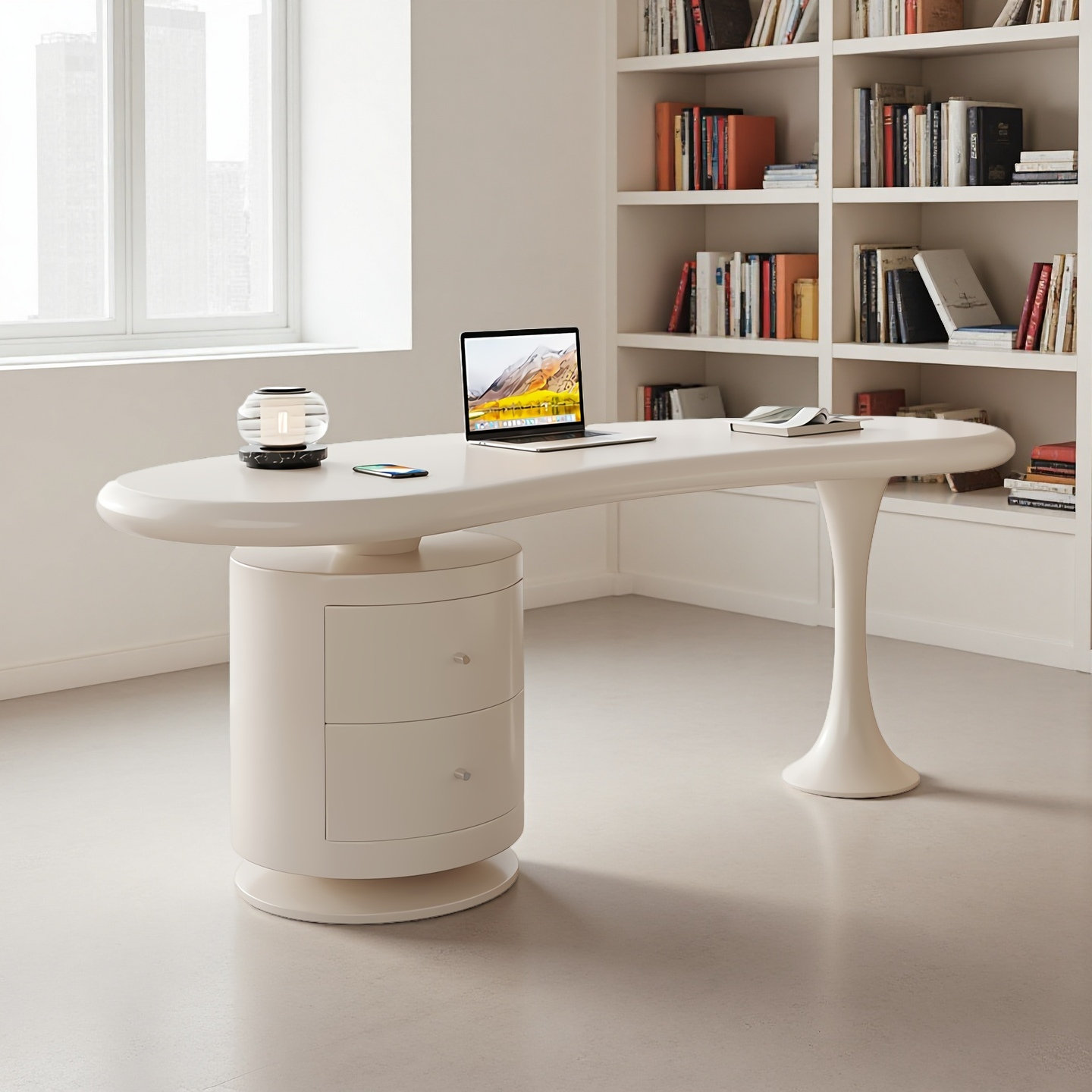 Corrigan Studio® Modern Light Luxury Wooden Desk - Wayfair Canada