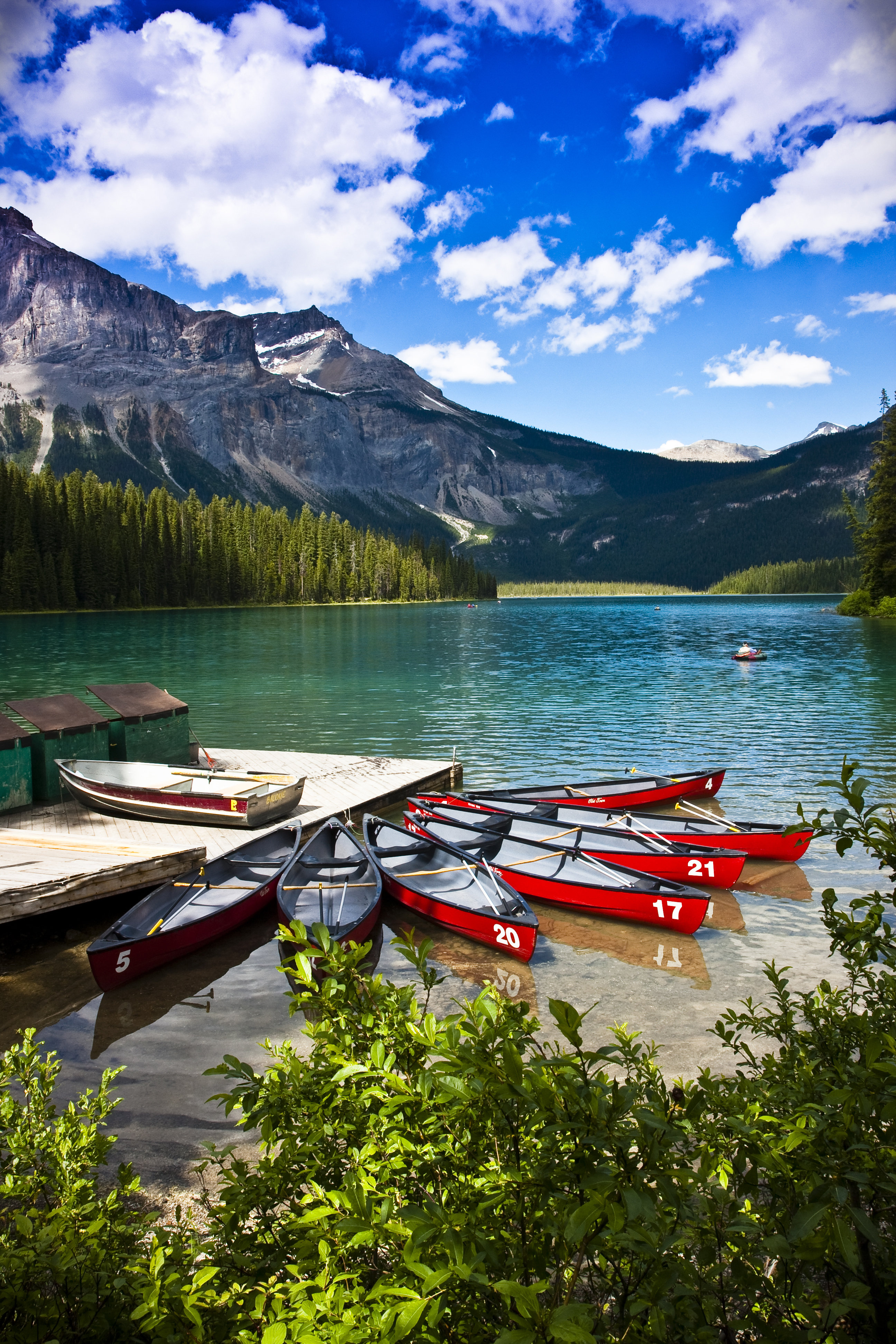 Longshore Tides Beautiful Canoes by Rodferris - Wrapped Canvas ...
