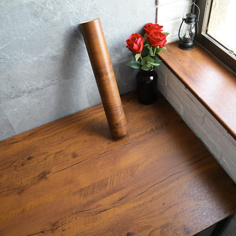 Millwood Pines Peel And Stick Wallpaper - Wood Grain Contact Paper 197 ...