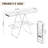 Rebrilliant Metal Clothes Drying Rack with 4 Wings, Stainless Steel ...