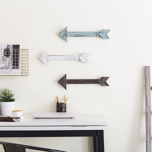 Highland Dunes Rustic Arrows Multi-Colored Wall Décor | Wayfair