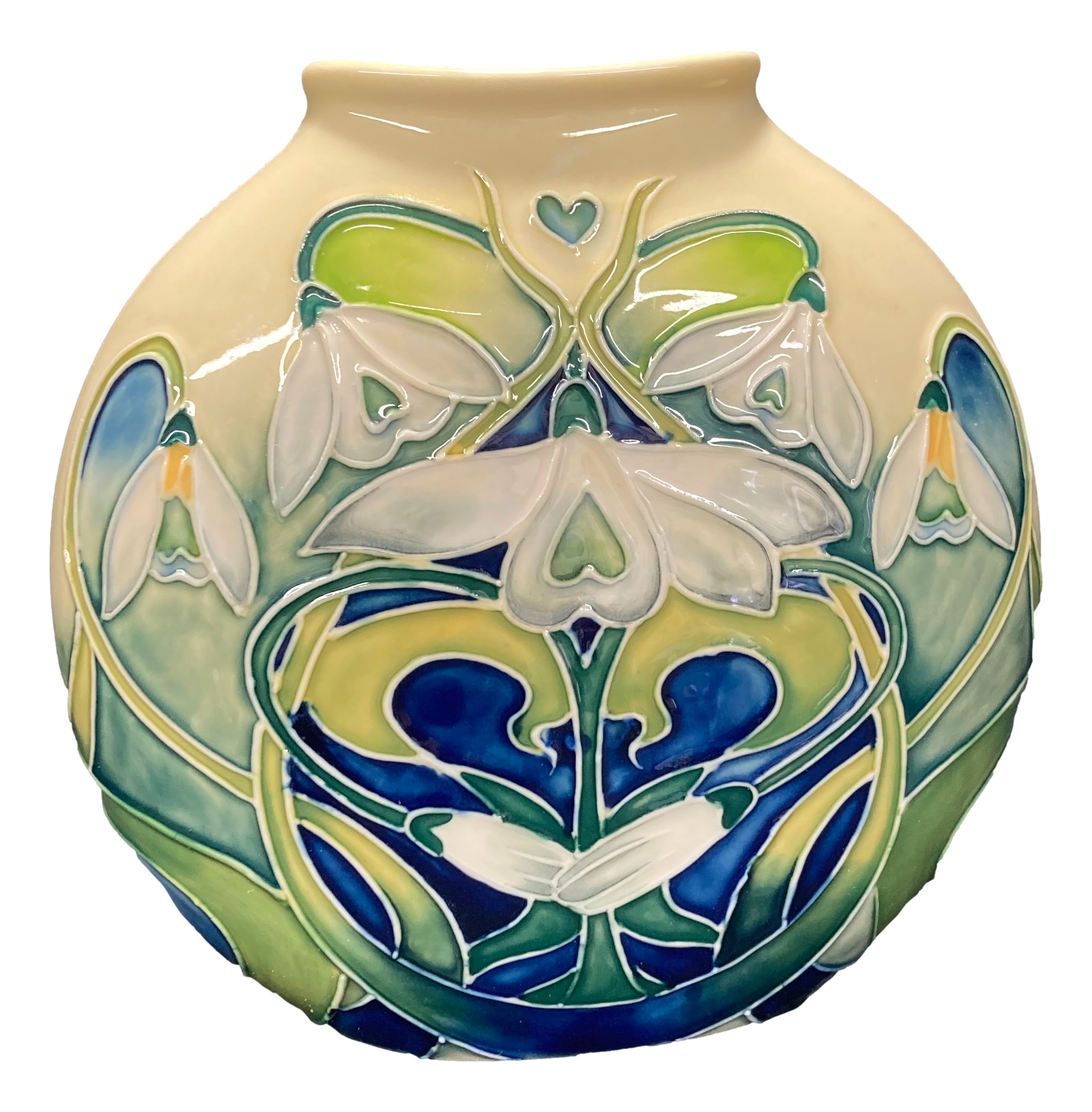 Rosalind Wheeler Old Tupton Ware Snowdrop Braxley Table Vase | Wayfair ...