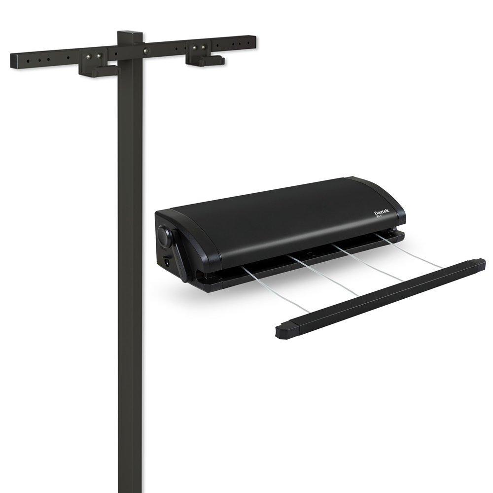 Daytek Steel Retractable Clothesline with Steel Post & Reviews | Wayfair