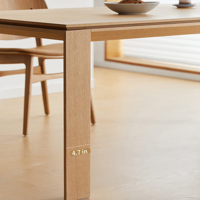 Greyleigh Solid Wood Dining Table Rectangular Dining Table | Wayfair