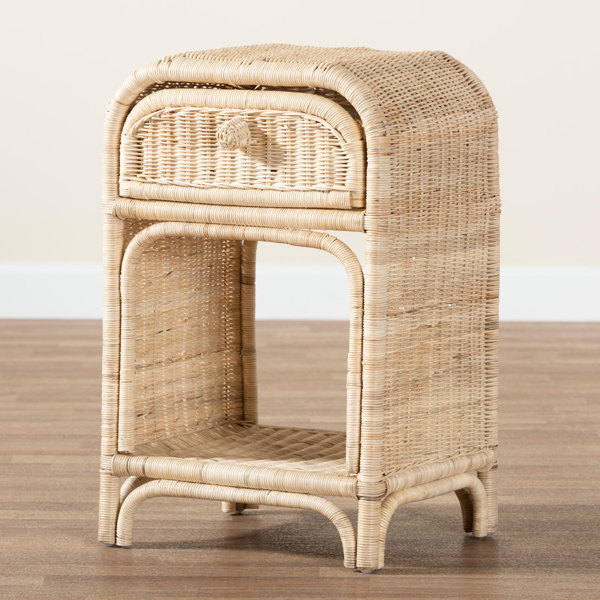 Bay Isle Home™ Kelokedara Rattan/Wicker Nightstand | Wayfair