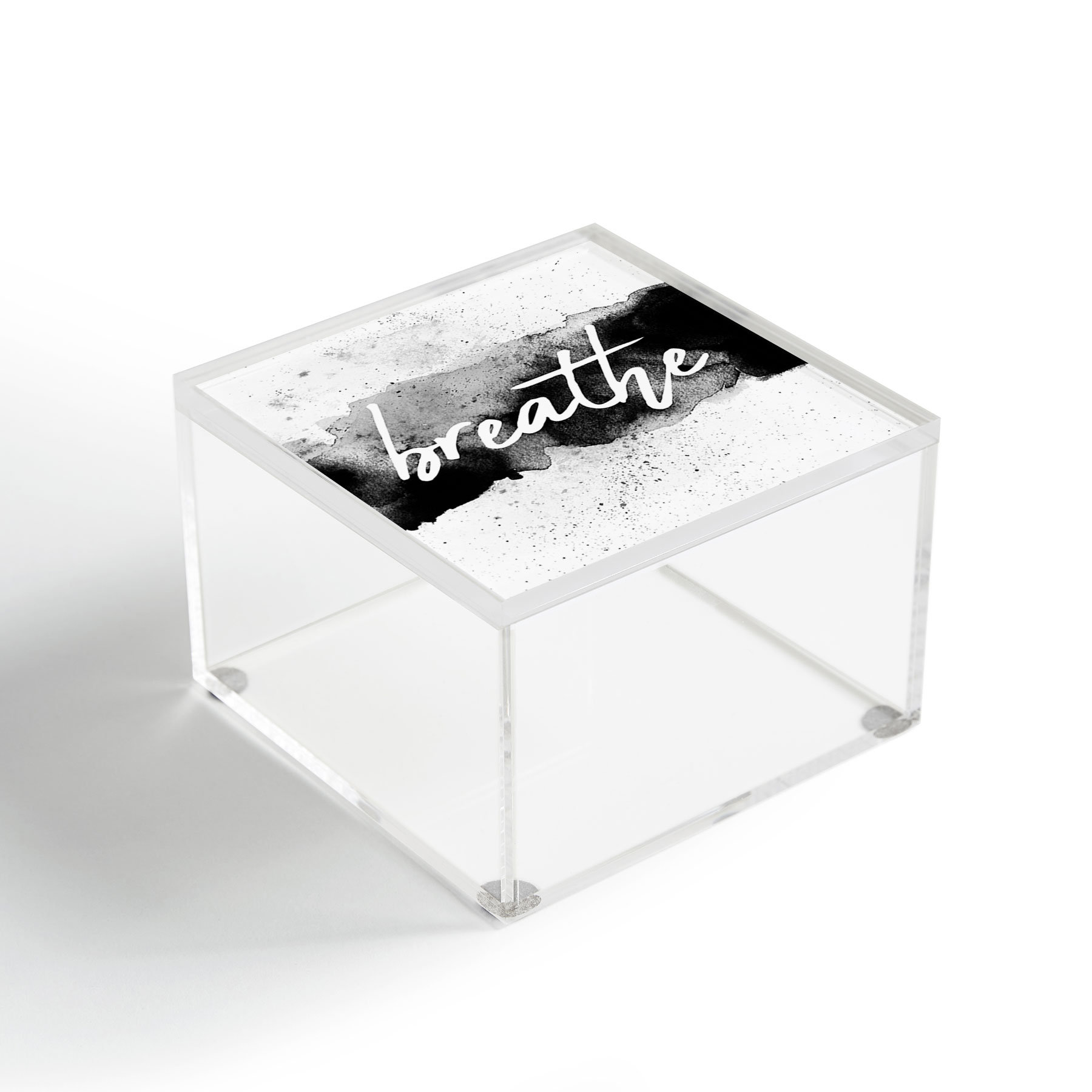 East Urban Home Chelsea Victoria Yogi Breathe Acrylic Box | Wayfair