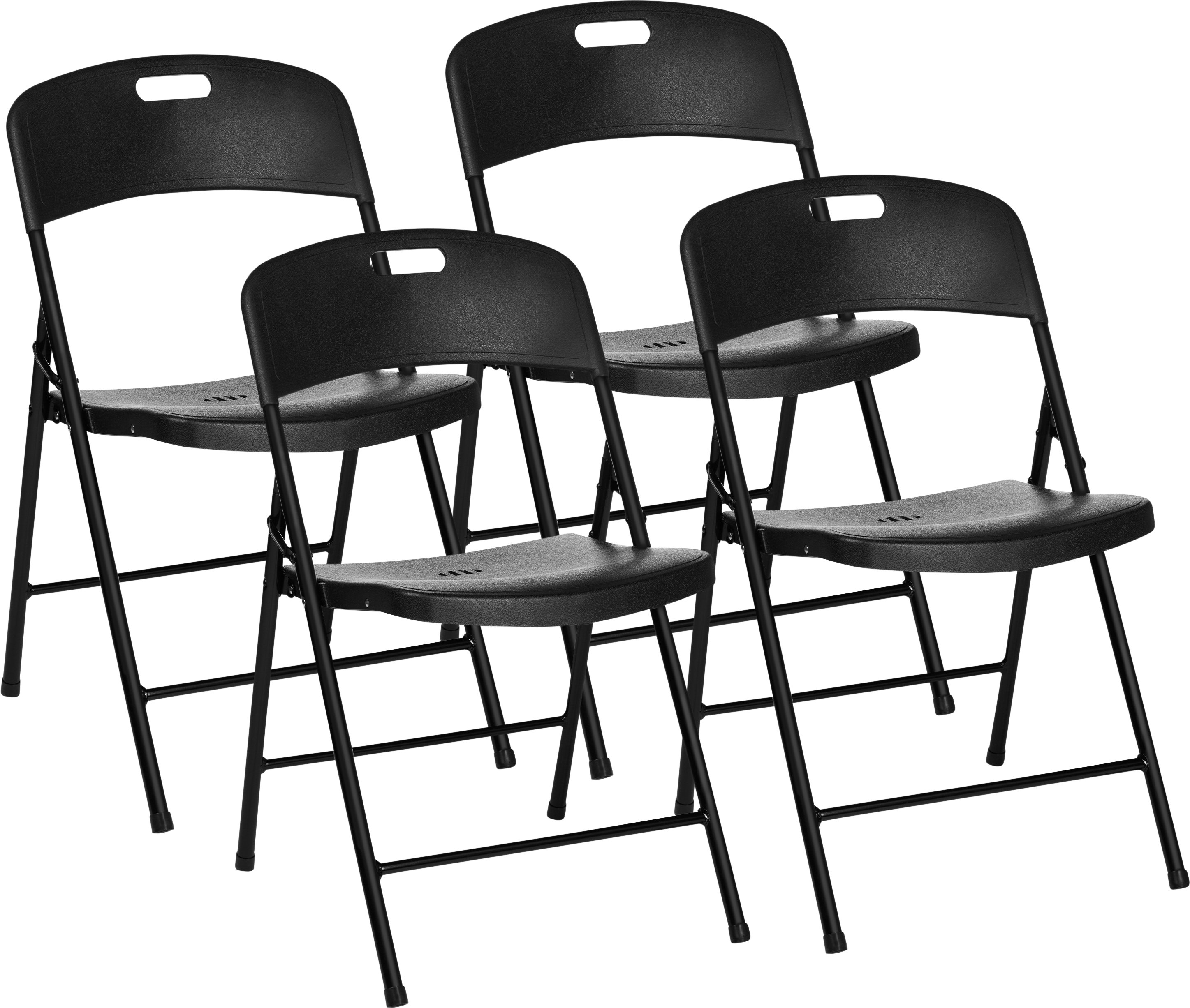 Oline Plastic/Resin Stackable Folding Chair Folding Chair Set | Wayfair