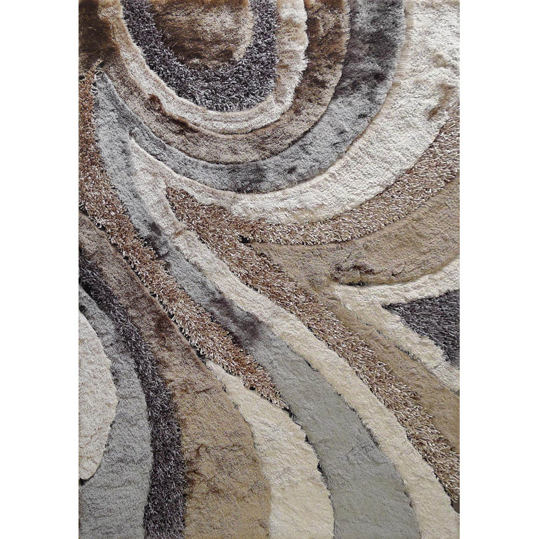 Ebern Designs Ungar Hand Tufted Performance Earth Tone Rug & Reviews ...