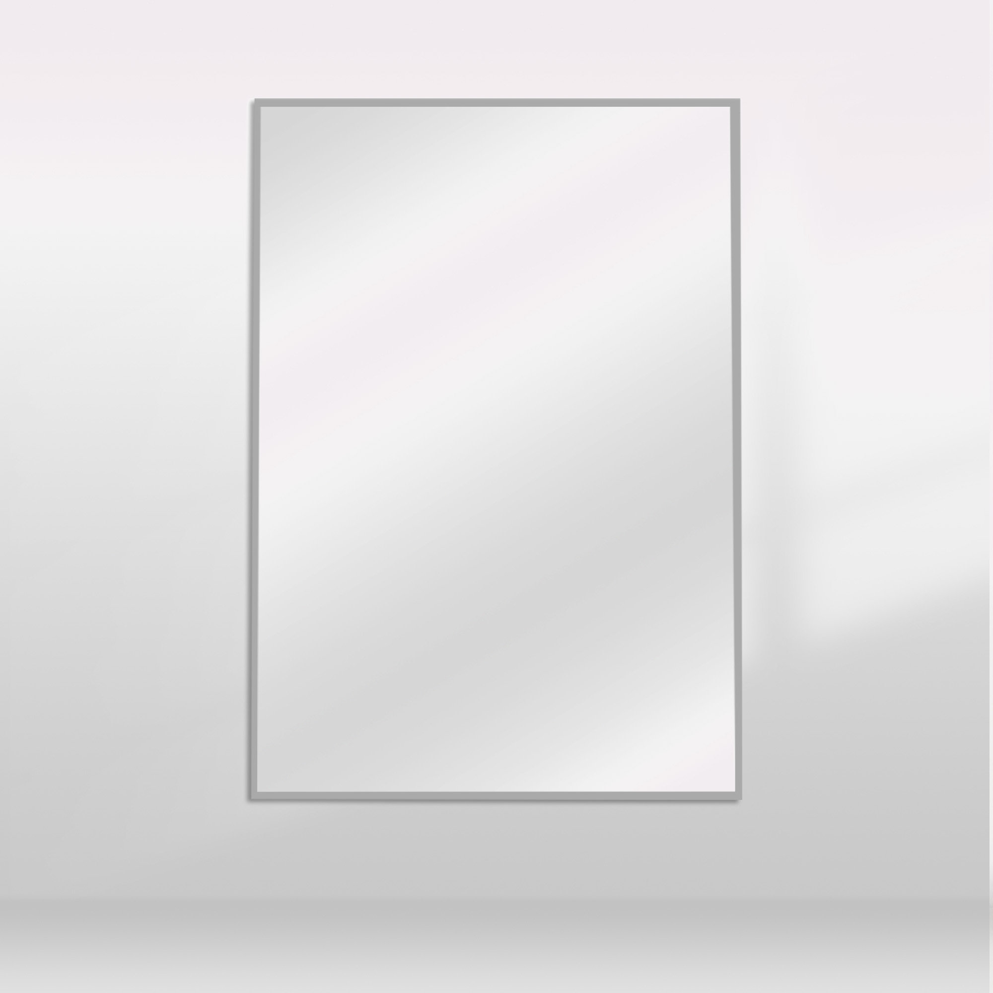 Hokku Designs Aluminum Alloy Fine-Edged Right-Angle Rectangular Silver ...