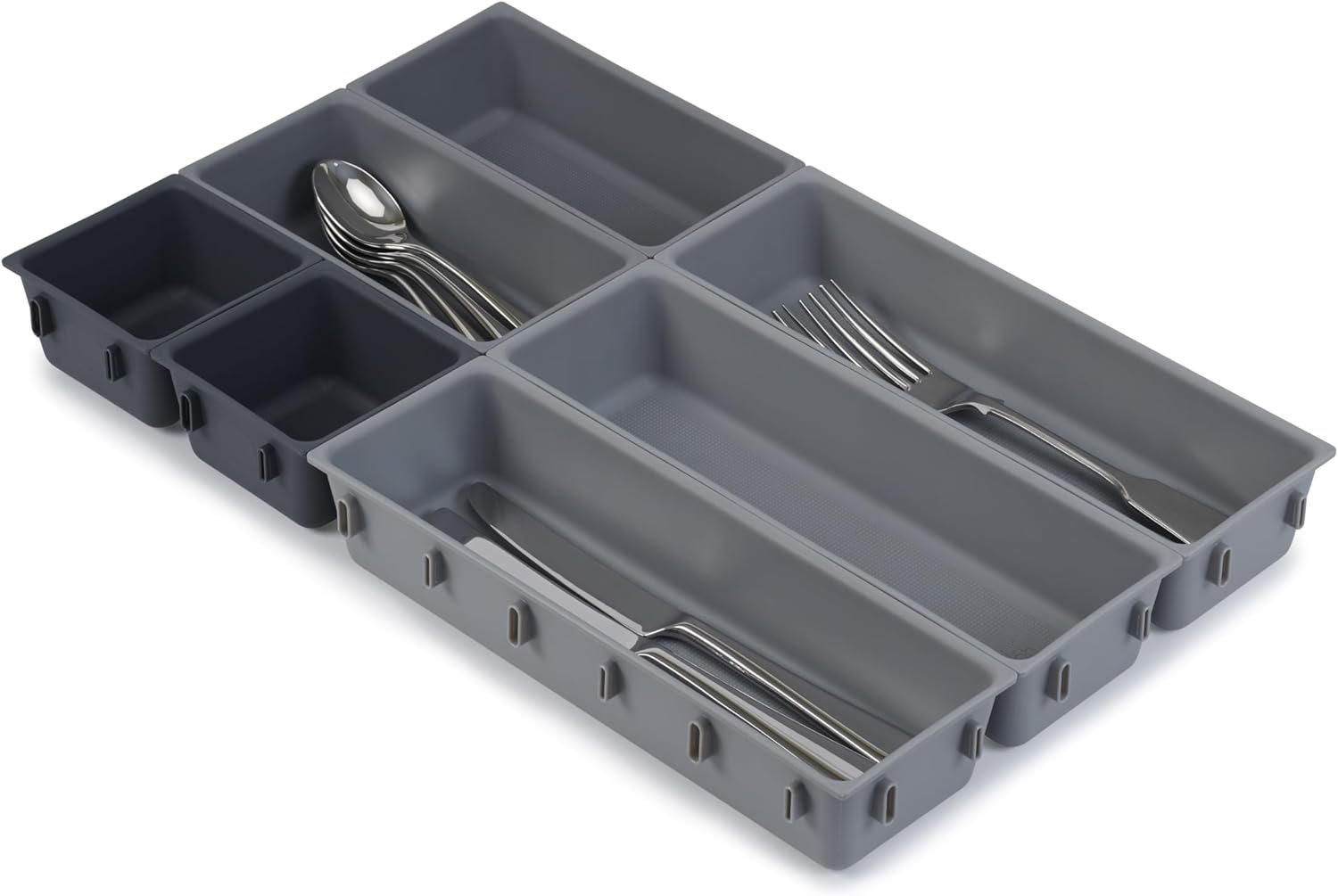 Prep & Savour 7 Piece Plastic Storage Trays Cosmetics, Stationary ...
