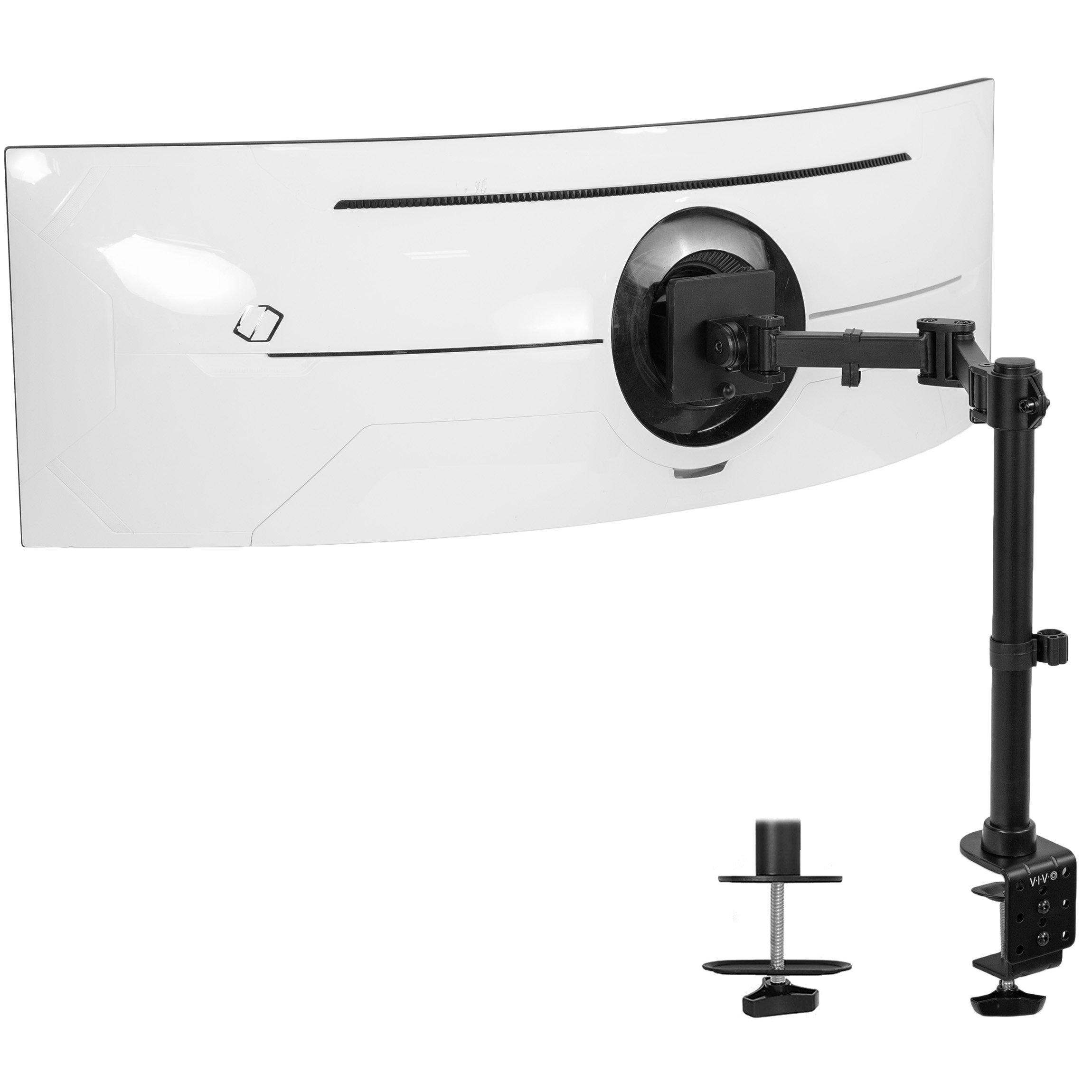 Vivo Single Ultrawide Monitor Desk Mount Stand For Computer Screens Up ...