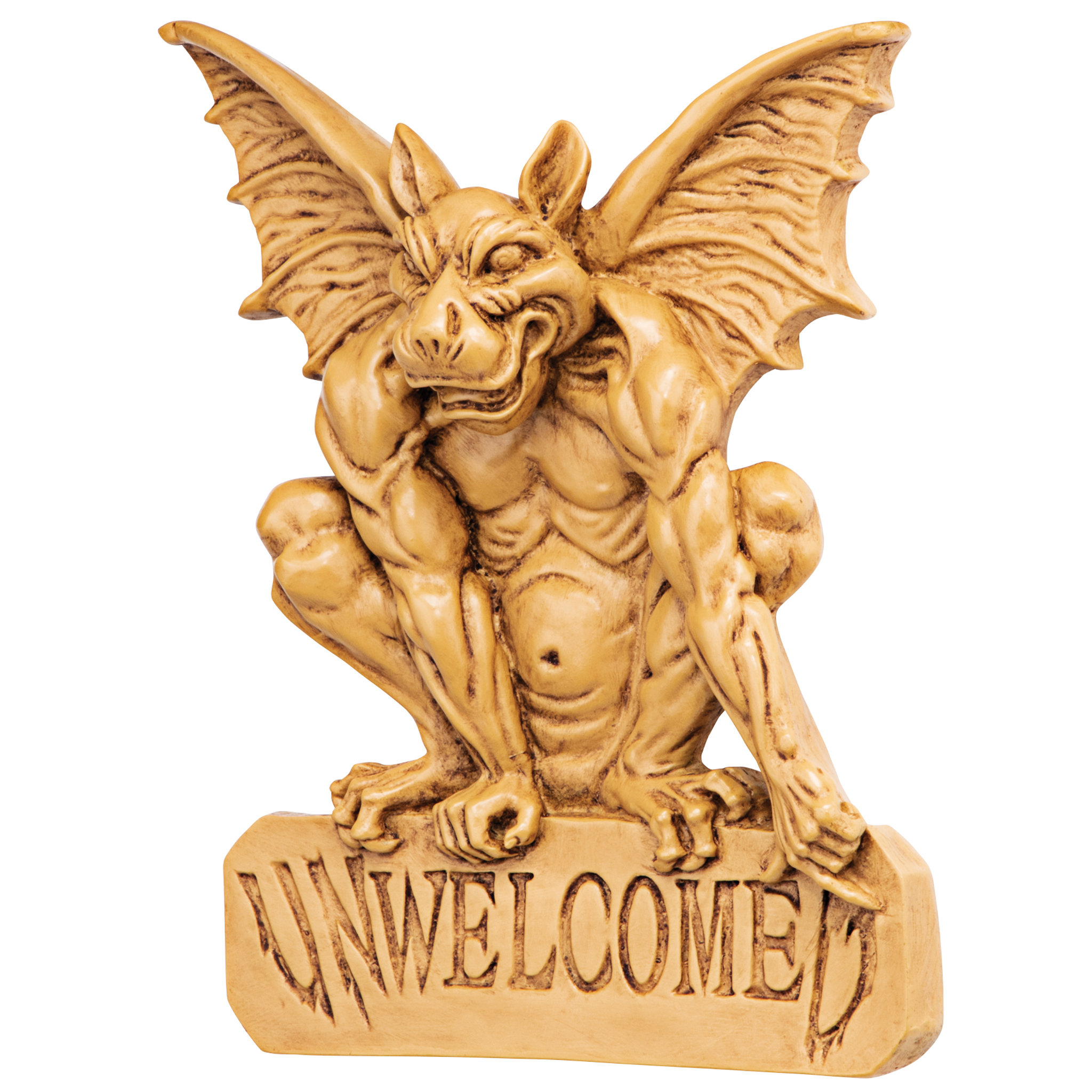 Design Toscano UN Welcome D Gargoyle Plaque Wall Decor & Reviews ...