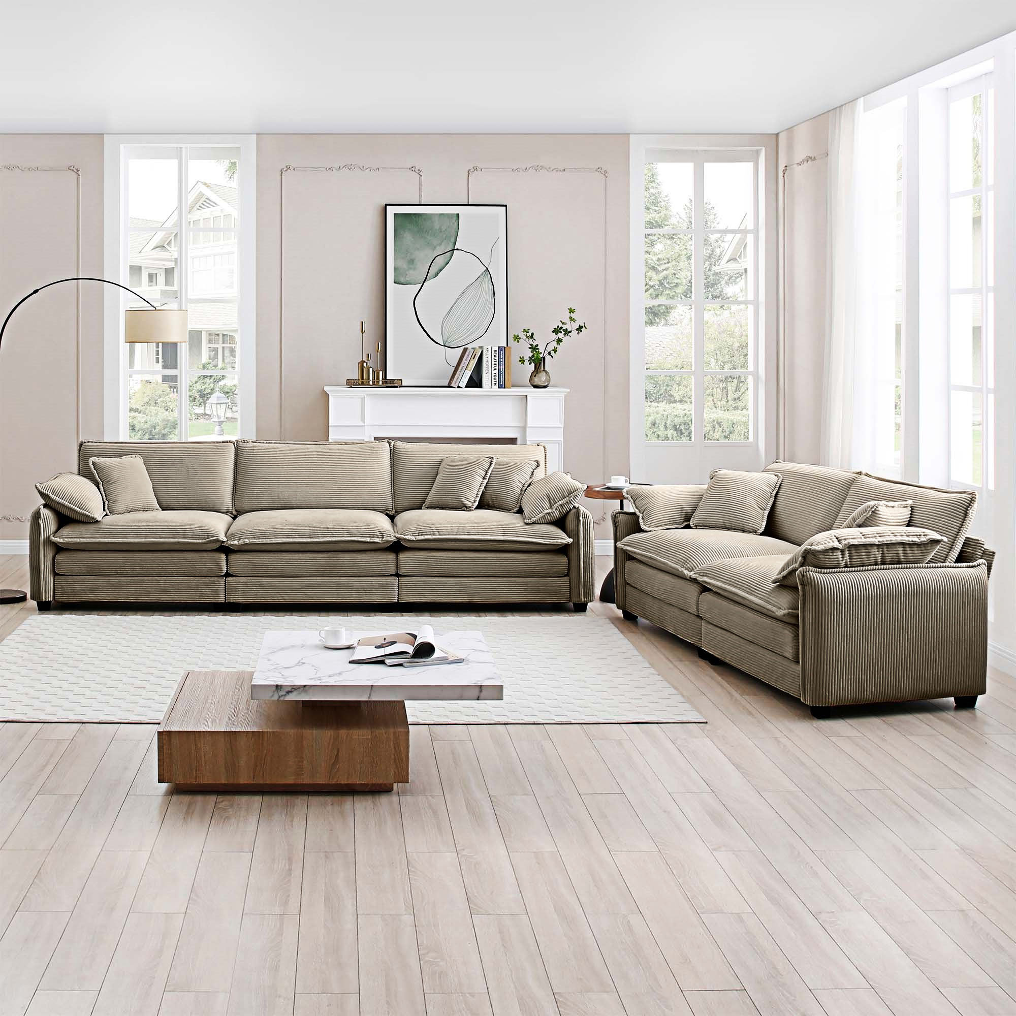 Latitude Run® Modern 2/ Piece Sofa Set | Wayfair