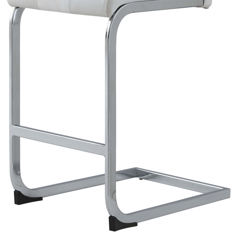 Wrought Studio™ ALTIS WHITE BAR STOOLS (KIT OF 4) | Wayfair