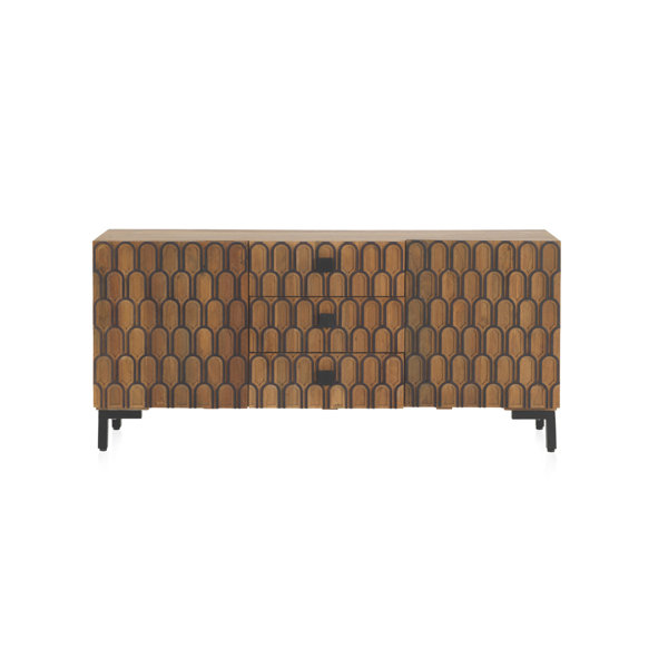 Corrigan Studio Sideboard Evline aus Massivholz 115 cm | Wayfair.de