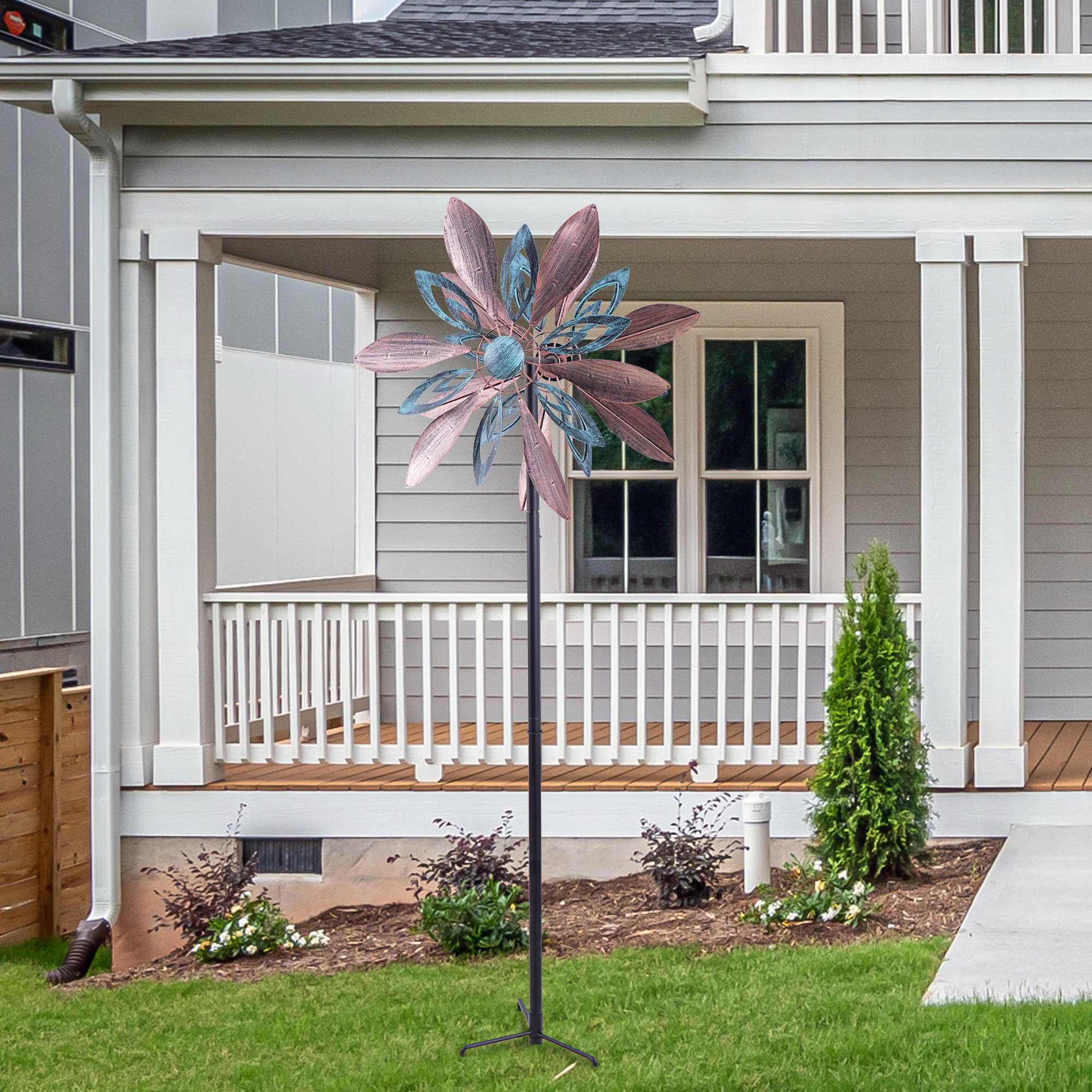 Arlmont & Co. Falabella Hour Group 75 Inch 3D Kinetic Art Rotator ...