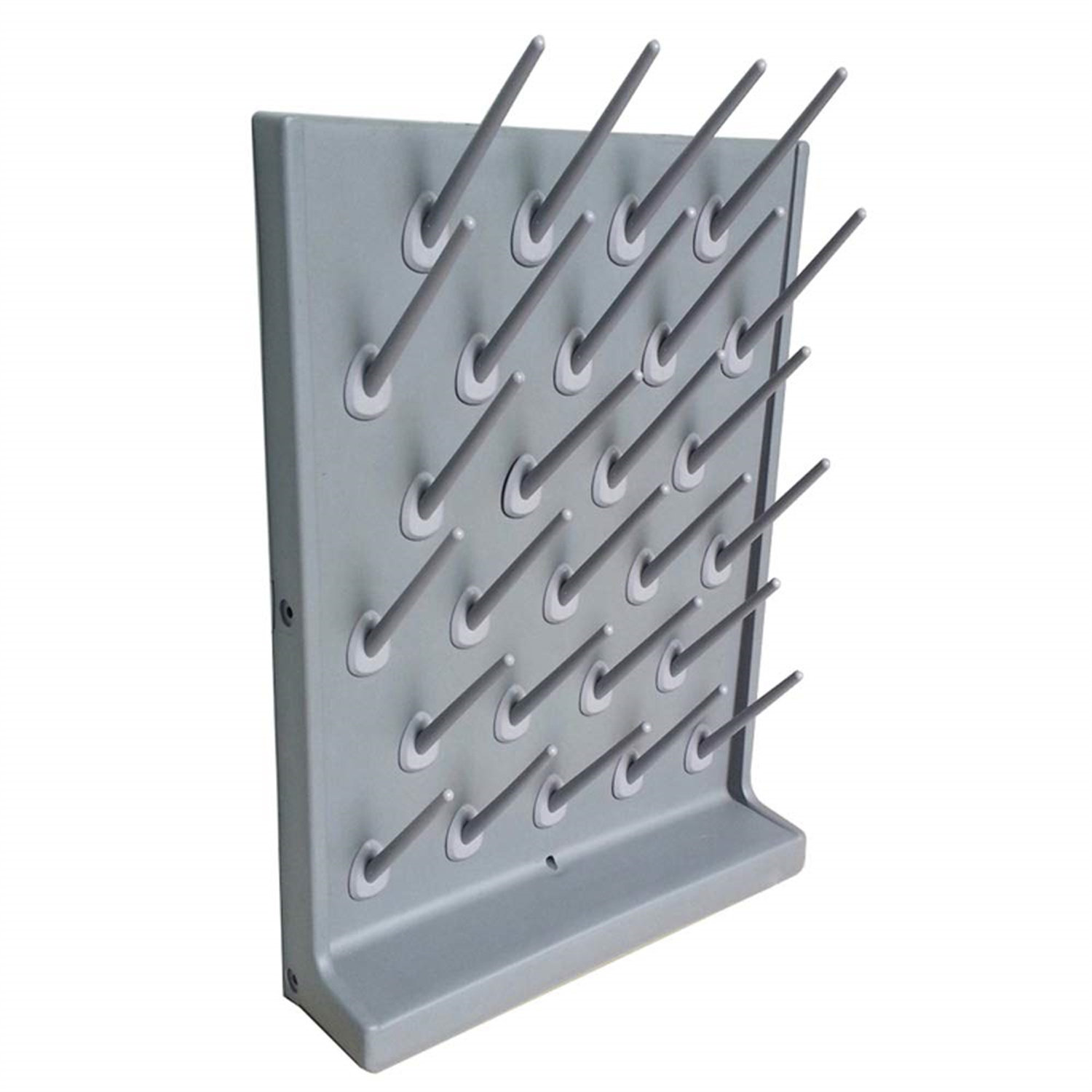 Prep & Savour Drying Rack For Lab Glassware Rack 27Pegs PP Wall ...