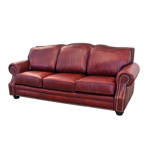 Sofa Web Revo 81" Genuine Leather Rolled Arm Sofa | Wayfair