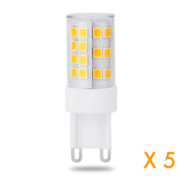 Symple Stuff 4W G9 Dimmable LED Capsule Light Bulb (Set of 5) & Reviews ...