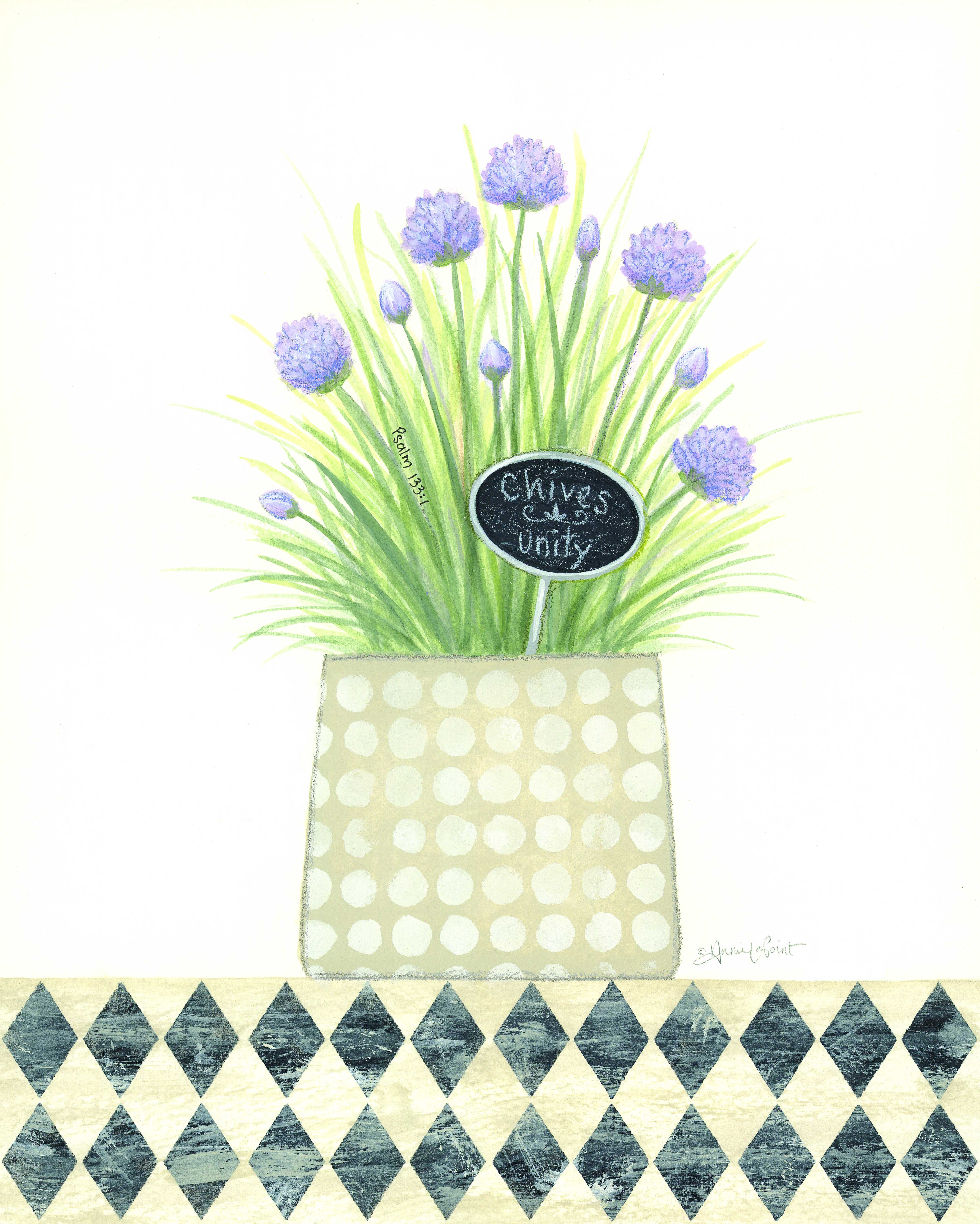 Lark Manor™ Chives Unity by Annie LaPoint - Wrapped Canvas Painting ...
