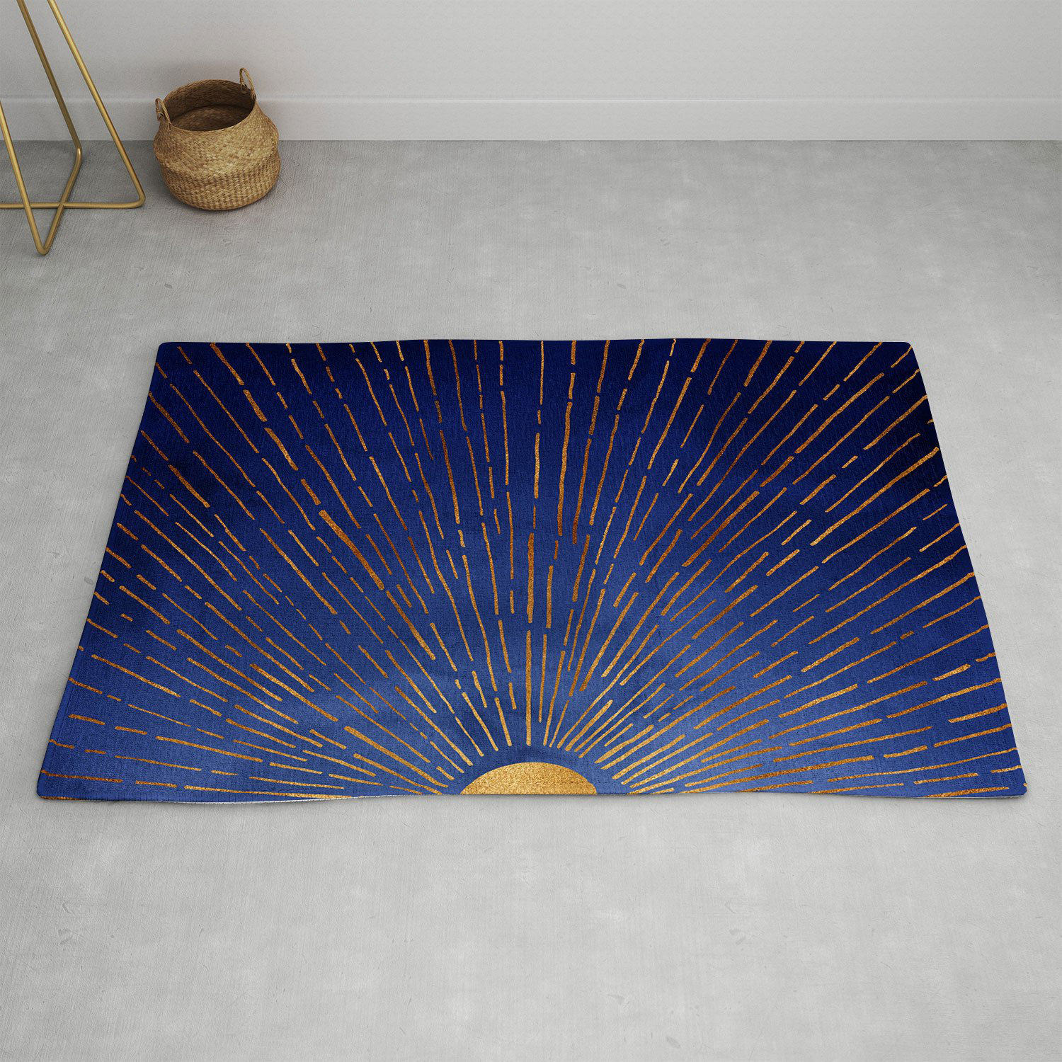 East Urban Home Modern Tropical Indigo Twilight - Wayfair Canada