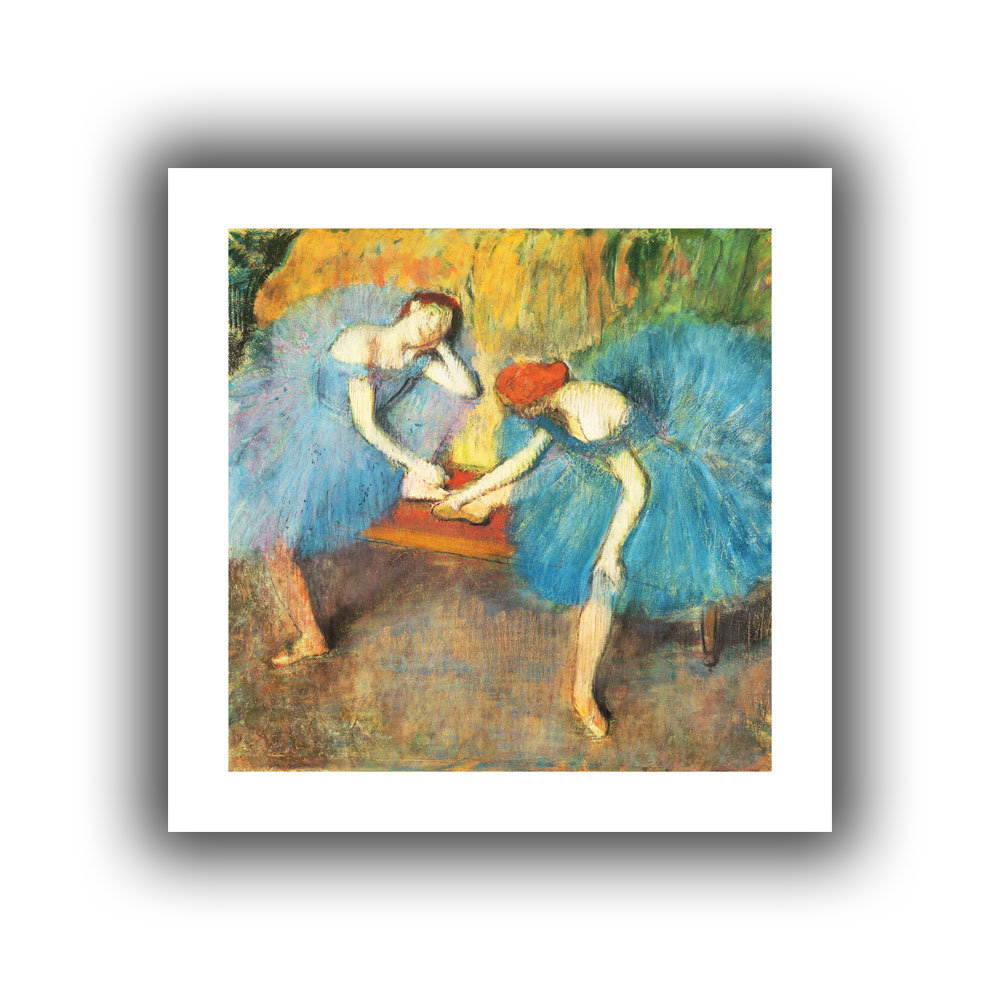 Vault W Artwork 'Two Dancers at Rest or Dancers' by Edgar Degas ...