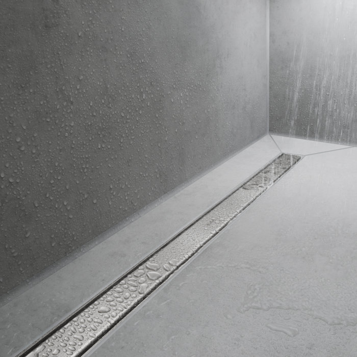 Hansgrohe RainDrain Match Trim Zero/ Tile 39 3/8" with Height ...