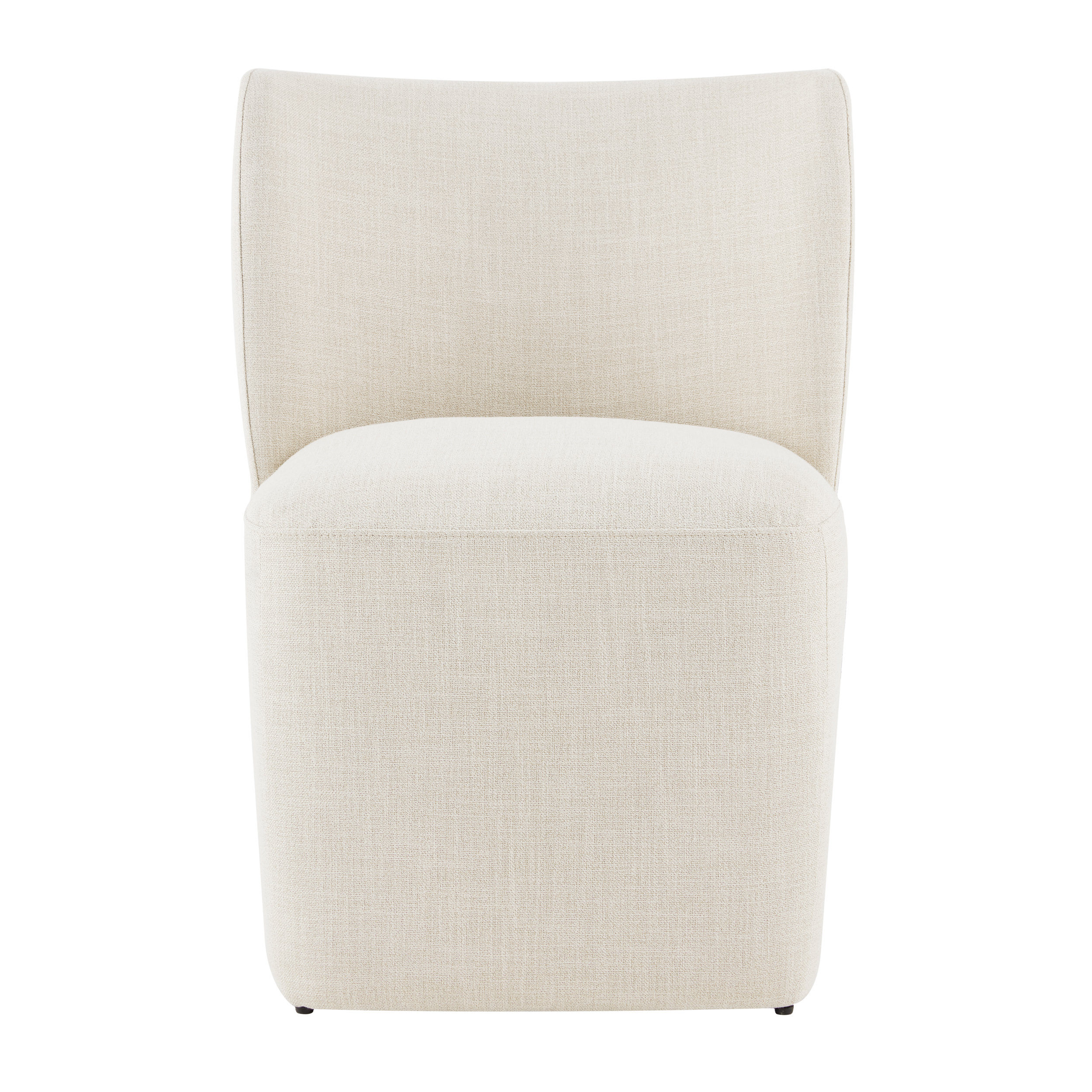 Birch Lane™ Madie Upholstered Dining Chair with Casters & Reviews | Wayfair
